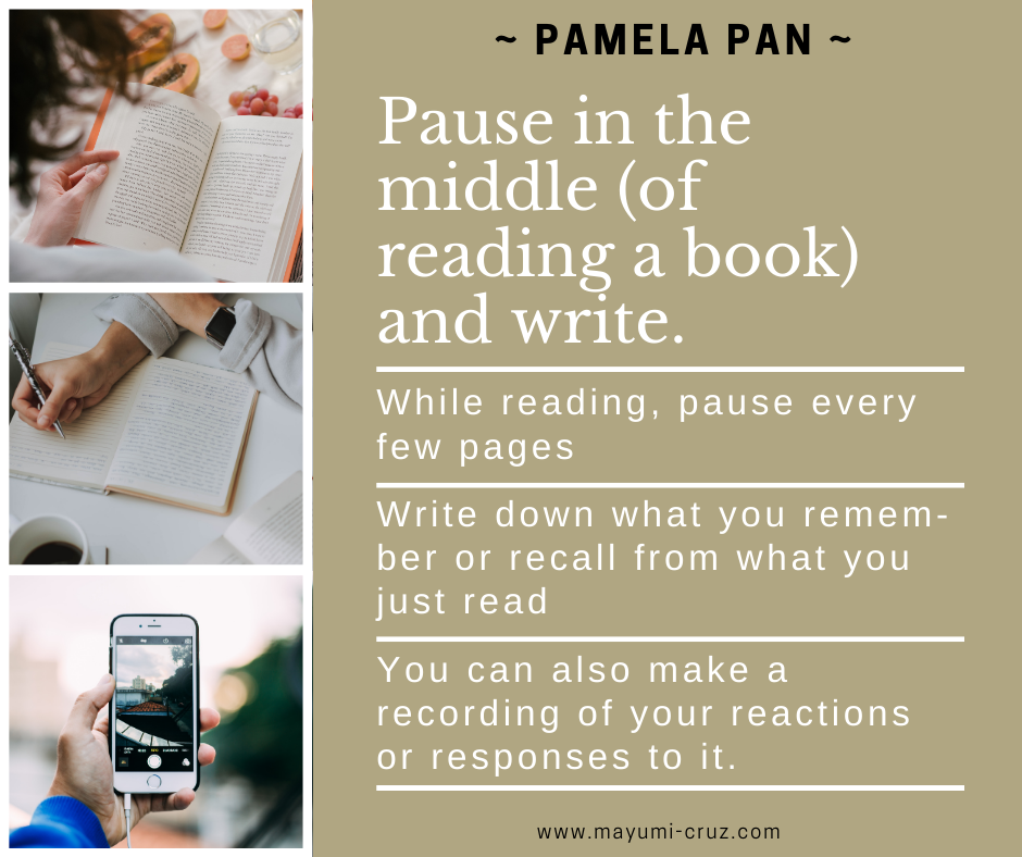 Learning a Great Reading (Writing) Strategy » Mayumi Cruz